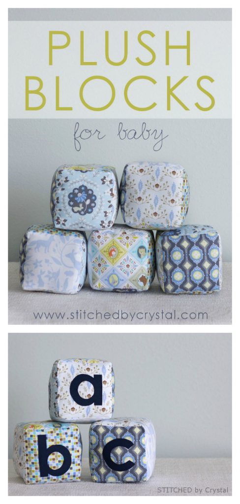 Soft Rattle Blocks for Babies Free Sewing Pattern