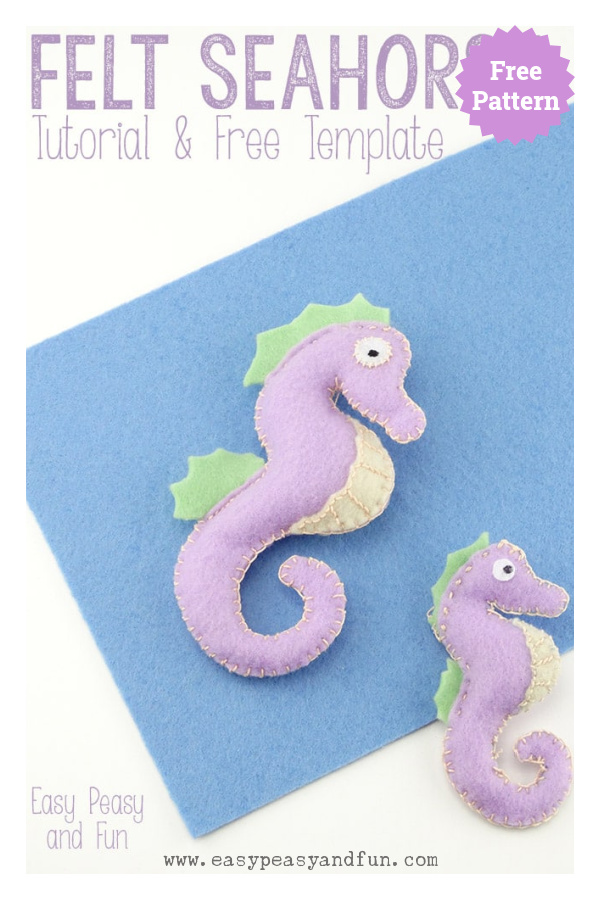 Seahorse Free Sewing Pattern