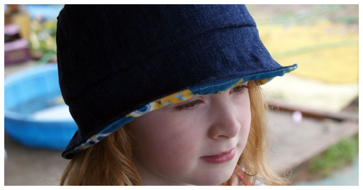 Summer Lovin’ Children’s Sun Hat Free Sewing Pattern