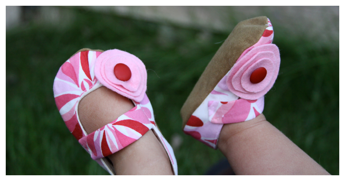 Modern Baby Bootie Free Sewing Pattern
