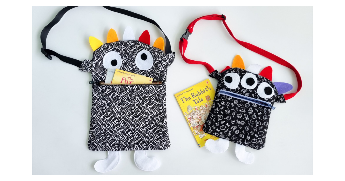 Monster Bag Free Sewing Pattern