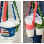Coffee Cup Carrier Free Sewing Pattern and Video Tutorial